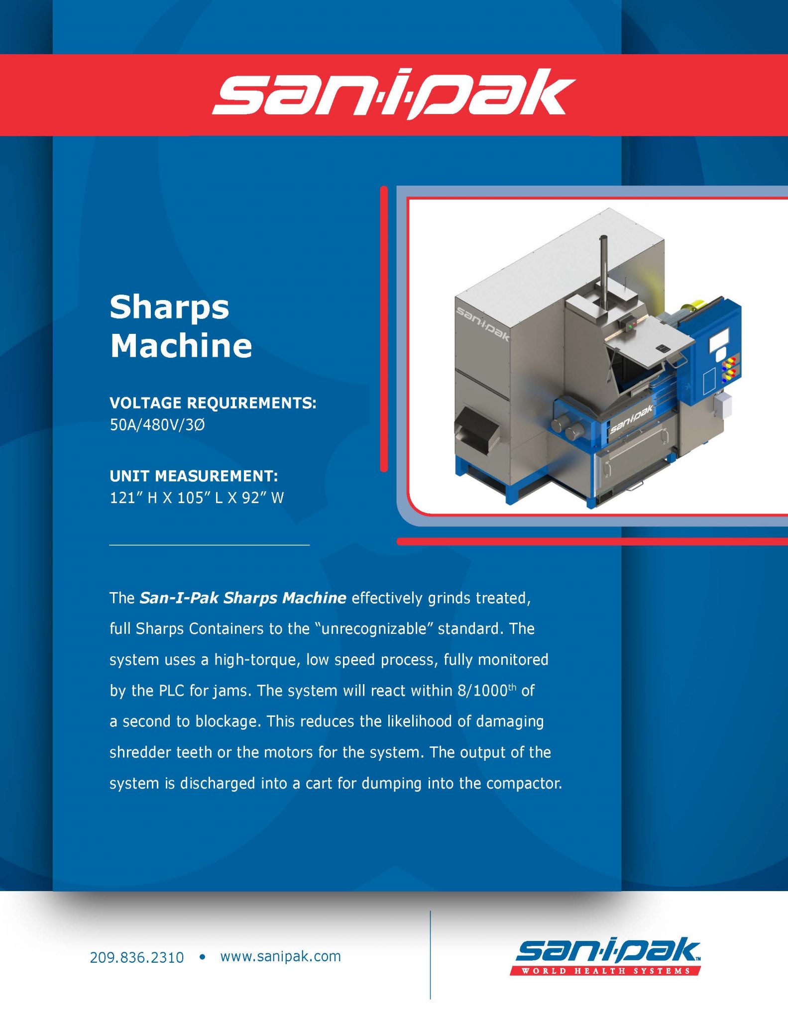 Sharps Machine - San-I-Pak